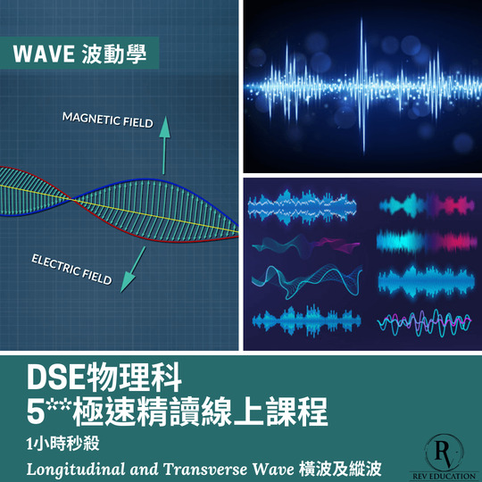 HKDSE Physics Wave 波動學 - Longitudinal and Transverse Wave 橫波及縱波 | Rev ...